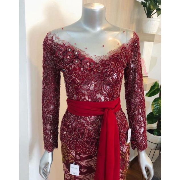 Jual Kebaya Modifikasi Brokat Full Payet | Shopee Indonesia