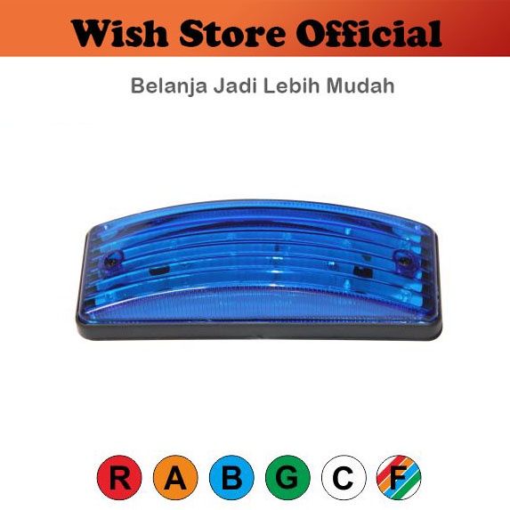 Jual Lampu Samping Fender Side Lamp Bus Bis Truk Bak Box Truck Variasi LED DNY-21 DNY21 ...