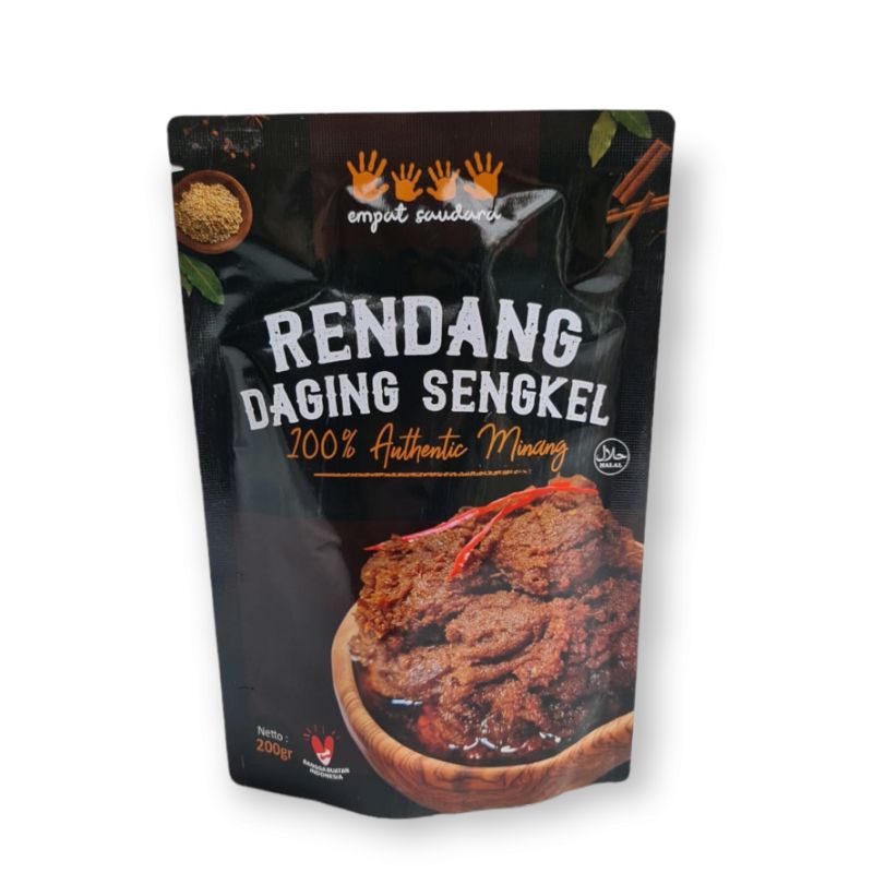 Jual RENDANG DAGING SENGKEL SAPI KHAS MINANG | Shopee Indonesia
