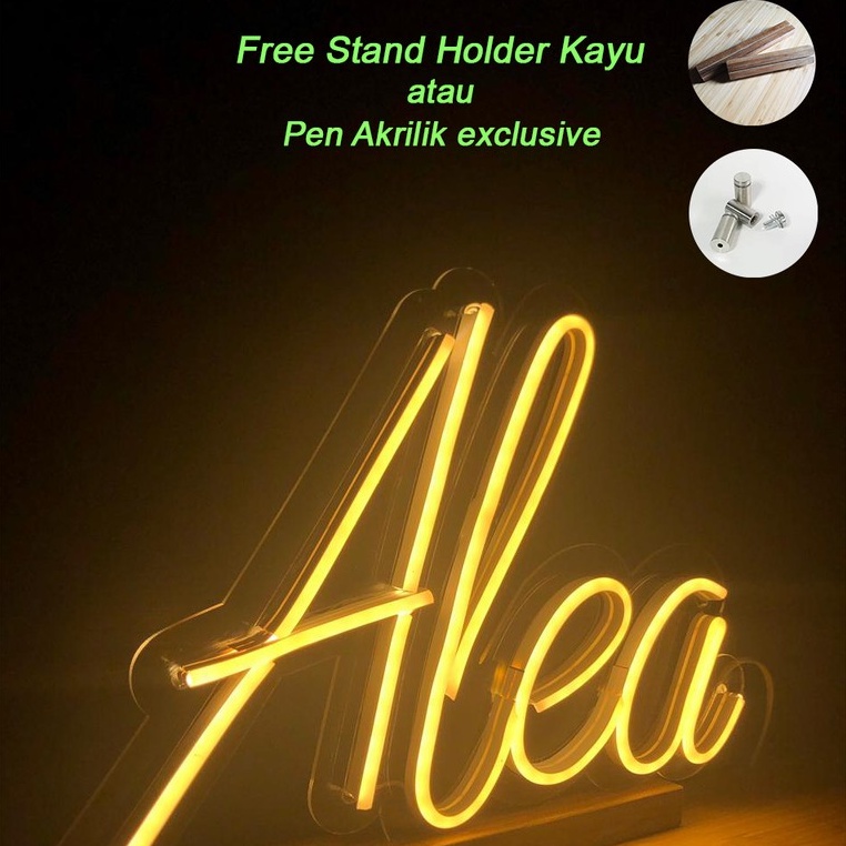 Jual NEON FLEX - NEON LED - NEON SIGN - NEON FLEXIBLE - LAMPU LED HURUF ...