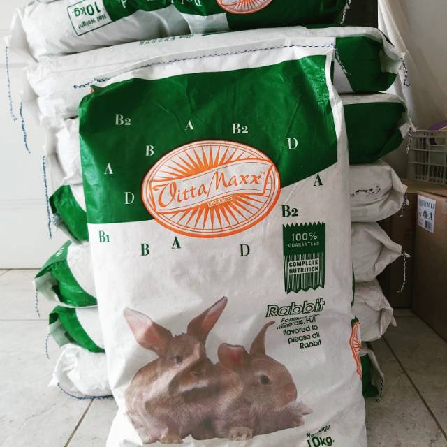 Jual VITTAMAX Makanan Kelinci Rabbit Marmut Food VITAMAXX 1kG | Shopee ...