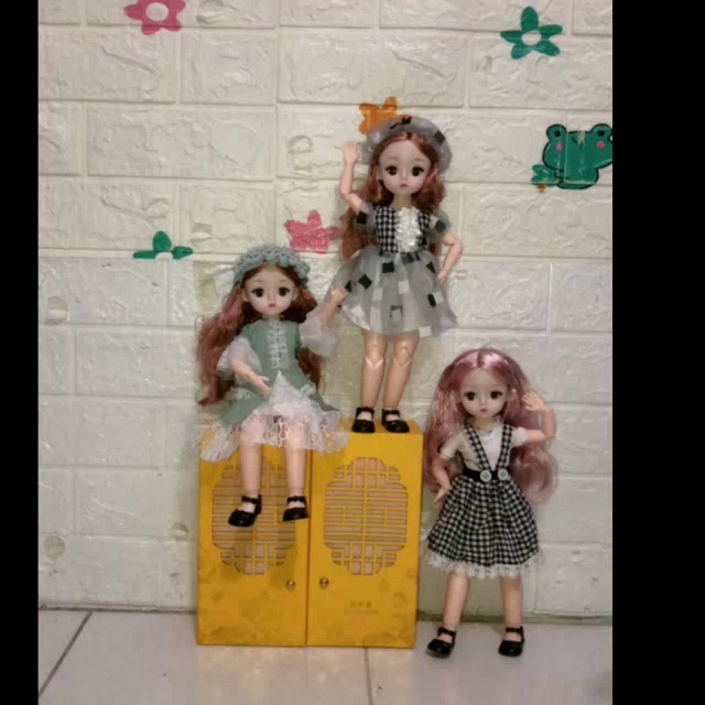 Jual Mainan Anak Perempuan Boneka BJD Doll Cute DIY Girls Gift Princess ...