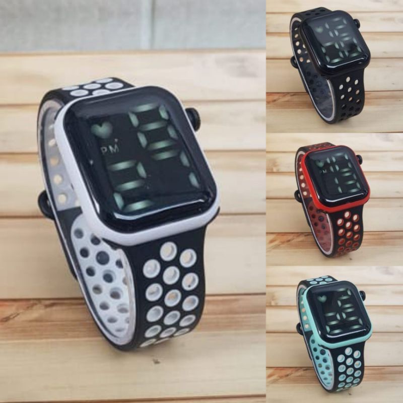Jual Jam Tangan Led Pria & Wanita Double Colours Like Smartwatch ...