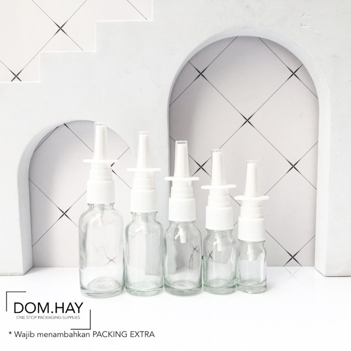Jual Botol Nose Spray Kaca Clear Botol Semprot Pembersih Hidung Botol ...