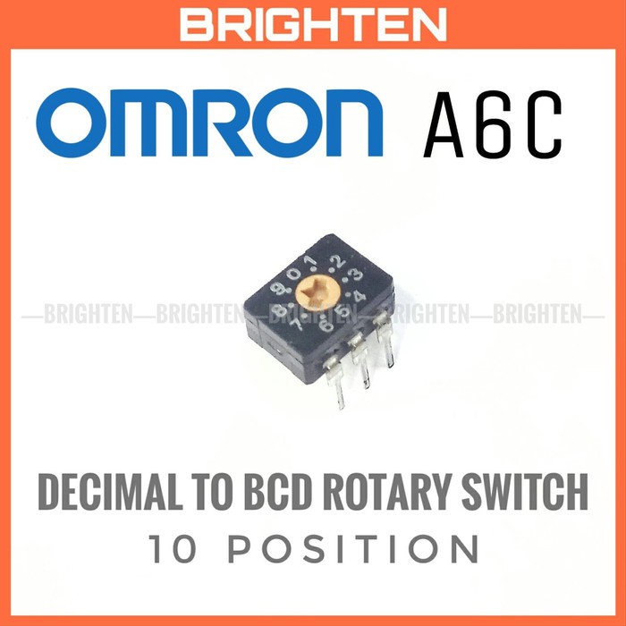 Jual OMRON A6C Decimal - BCD Rotary Switch 10 Position | Shopee Indonesia