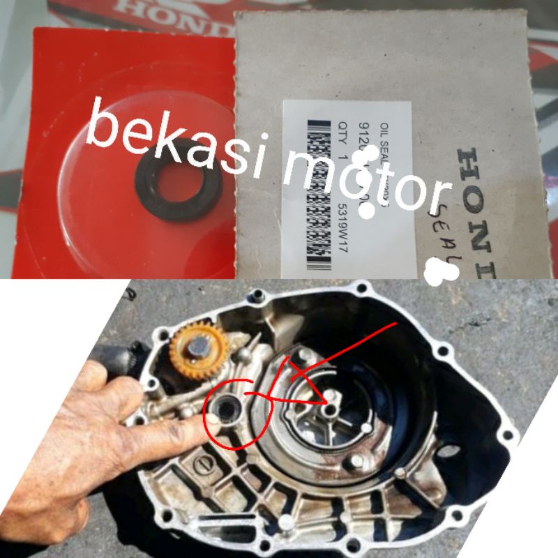 Jual 91205-KF0-003 12X20X5 seal sil bak kopling oli seal kruk as kanan ...