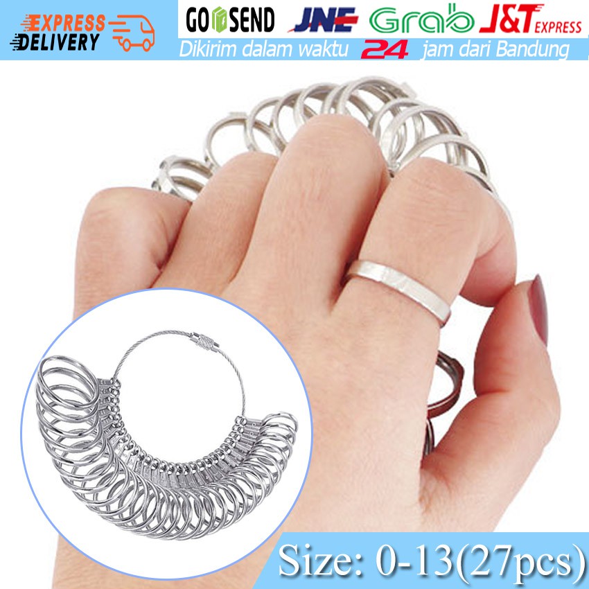 Jual Alat Ukur Bahan Stainless / Ring Ukuran Jari Cincin Merek TSK ...