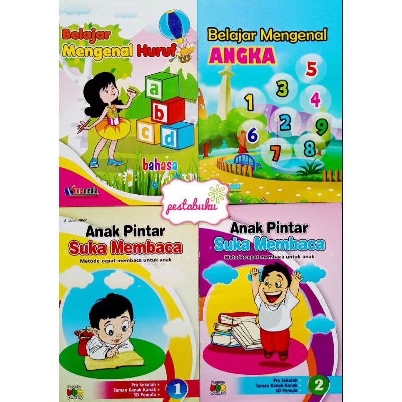 Jual Buku Anak Belajar Mengenal Angka - Huruf - Metode Cepat Membaca ...