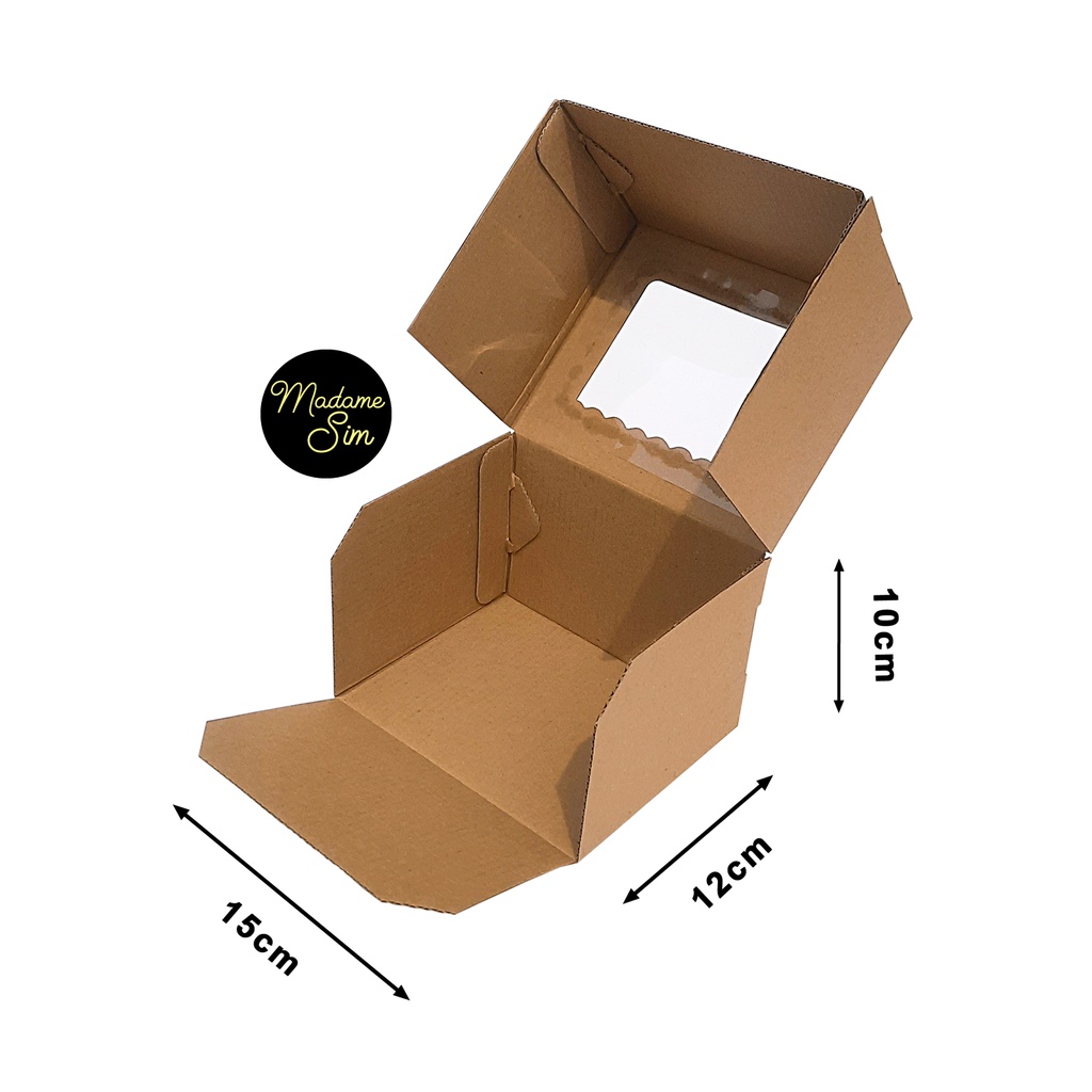 Jual KOTAK KUE - CAKE BOX - DUS BOLU 15x12x10 - MS-08 (ISI : 10 PCS ...