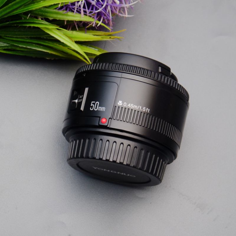 Jual Lensa Youngno 50mm F1.8 for Canon bukan 35mm F2 | Shopee Indonesia