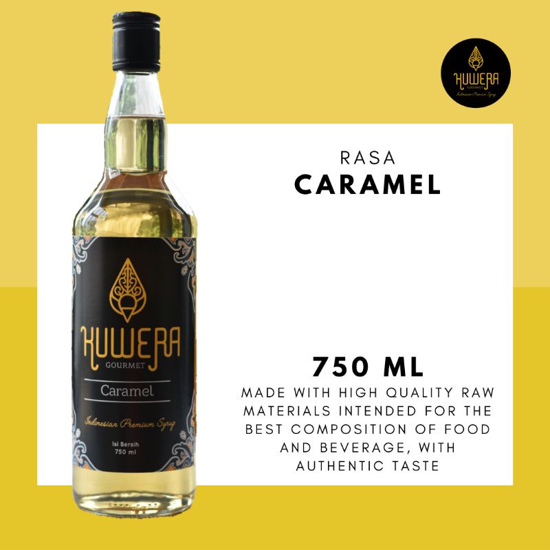 Jual Sirup Caramel I Kuwera syrup I 750ml Coffee Syrup | Shopee Indonesia