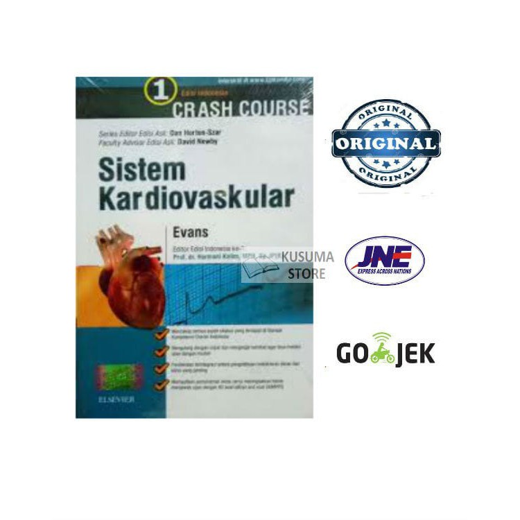 Jual ORIGINAL Crash Course Sistem Kardiovaskular Edisi 1 - Evans ...