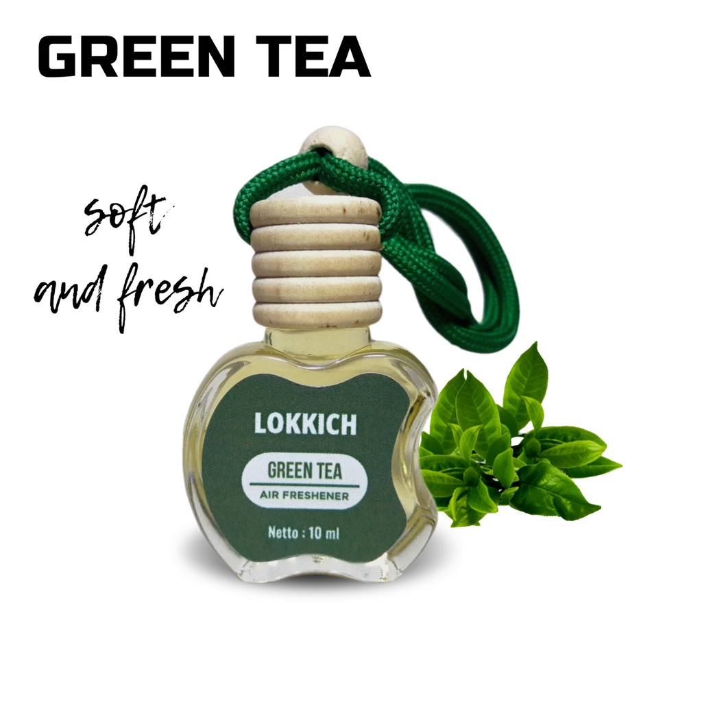 Jual Lokkich Parfum Mobil Green Tea Pengharum Pewangi AC | Shopee Indonesia
