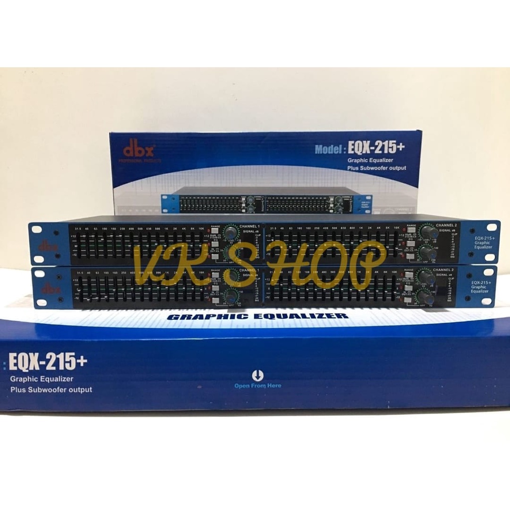 Jual EQUALISER DBX EQX215 PLUS SUBWOOFER DBX EQX 215 DBX EQX 215 GRADE A | Shopee Indonesia