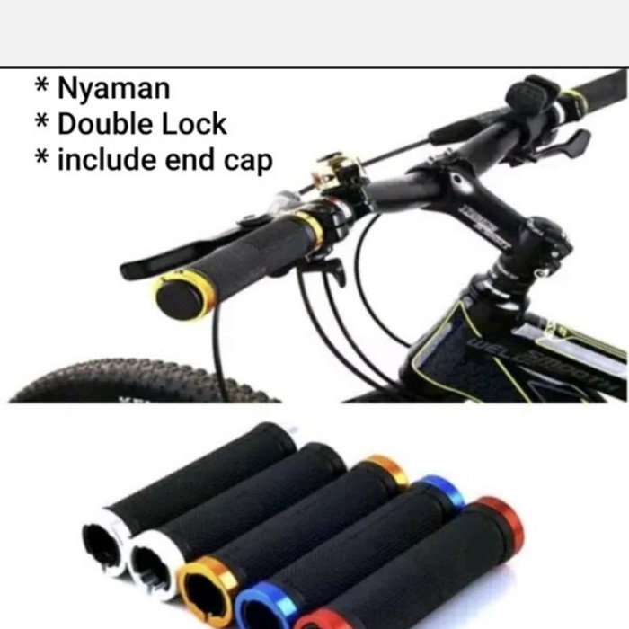 Jual PROMO***Handgrip stang sepeda Double lock nyaman buat gowes ...