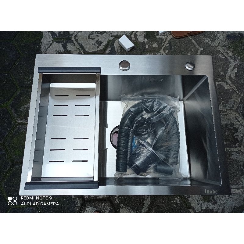 Jual Paket Lengkap Kitchen Sink INOBE 6045/Bak Cuci piring INOBE 6045 ...