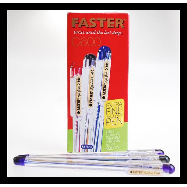 Jual Pulpen Pen Faster C600 Atk Terlengkap | Shopee Indonesia