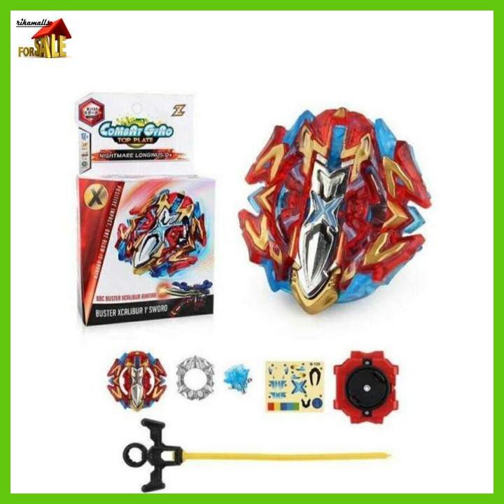 Jual gnisag- beyblade cho-z b-120 starter buster xcalibur -aslii ...