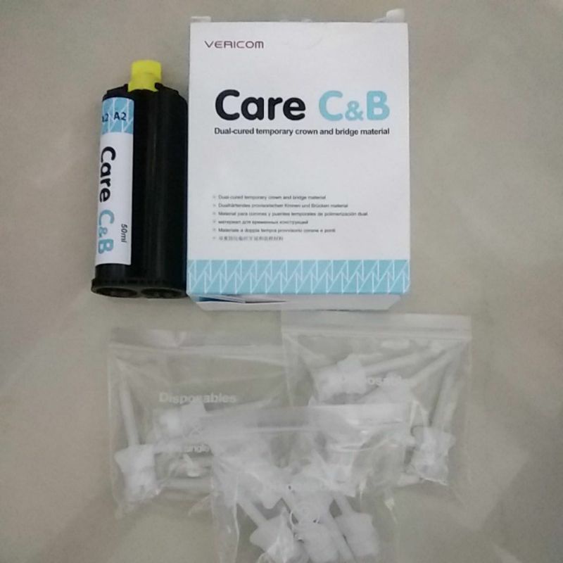 Jual Temporary Crown & Bridge Material Dual Cure Care C&B Bahan Mahkota ...