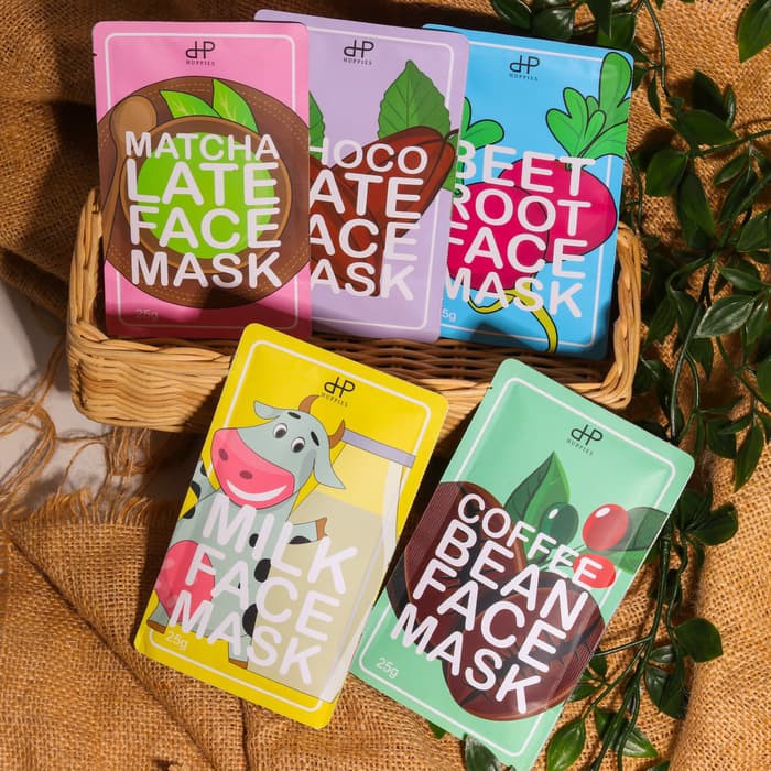 Jual [TERLARIS] [BPOM] Masker Huppies Organik / HUPPIES FACE MASK masker wajah bubuk KEMASAN ...