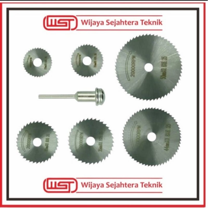 Jual MATA PISAU MINI GRINDER SET 7 PCS CIRCULAW SAW BLADE GRINDER MATA ...
