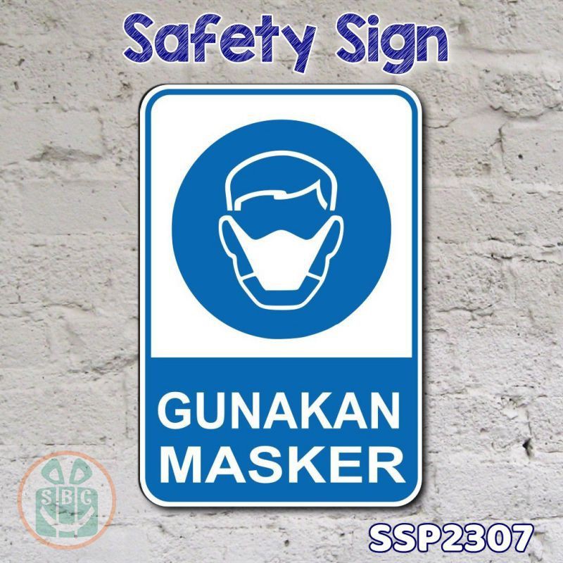 Jual Stokastik Safety Sign Label Rambu Petunjuk K3 EESH - Gunakan ...