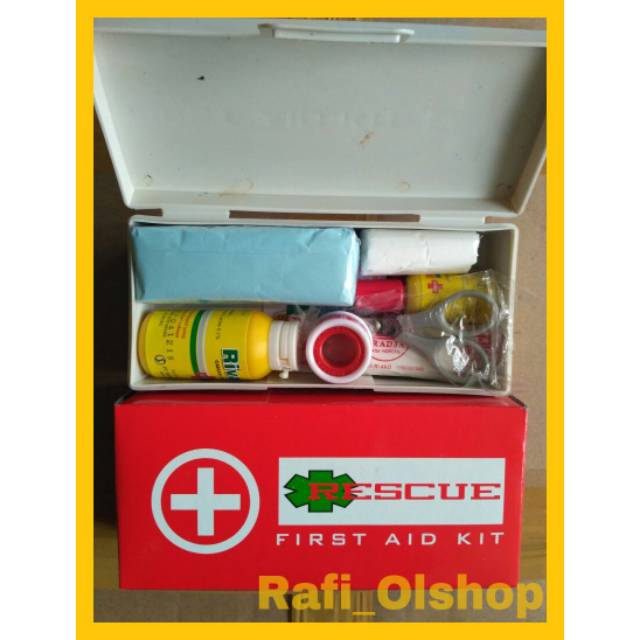 Jual First Aid Kit - Kotak P3k - Kotak Obat - Kotak P3k Mobil isi 10 ...