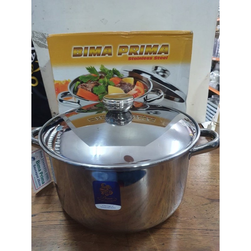 Jual Panci Bima Prima Saucepot 2007 / Panci Gagang Diameter 26cm 28cm ...