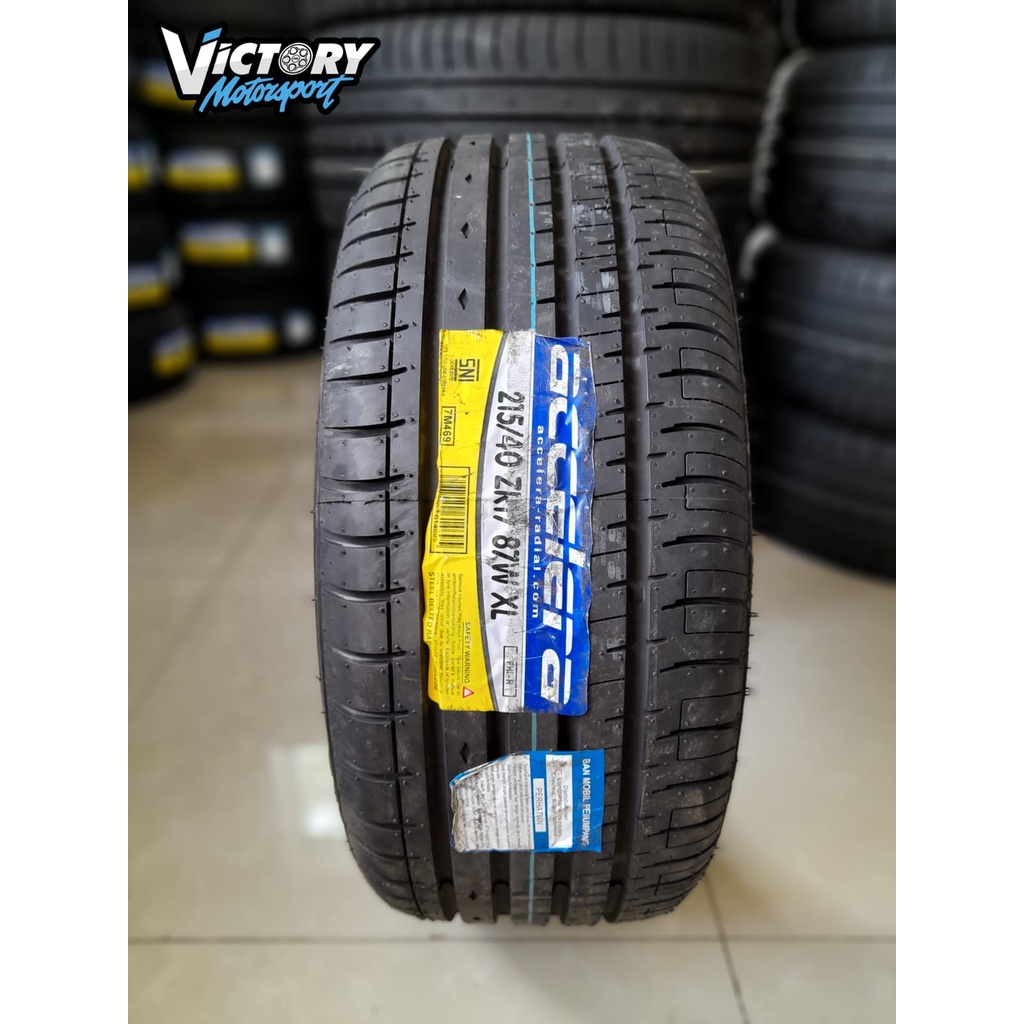 Jual BAN MOBIL MURAH R17 UKURAN 215 40 RING 17 MERK ACCELERA BAN ...