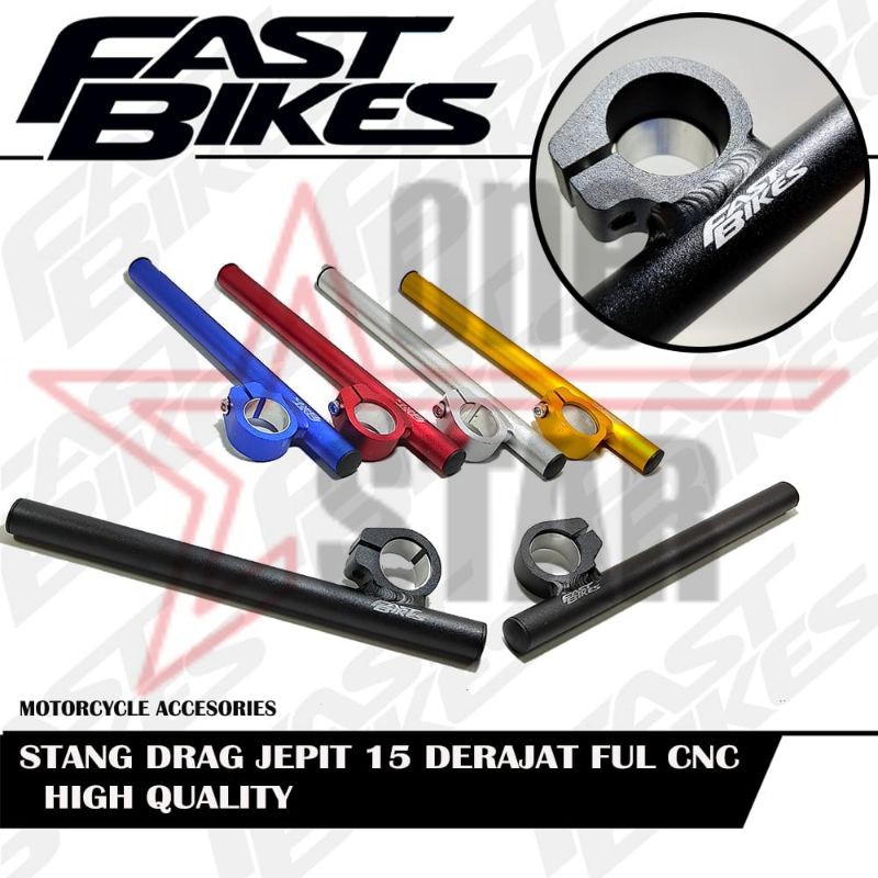 Jual Stang Jepit Model Drag 15 Derajat Universal Ninja150r,Rr,Rxking ...