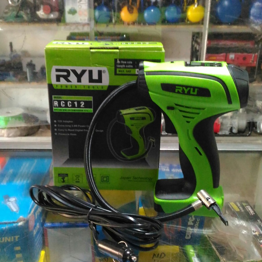 Jual Kompresor Angin portable / DC Mini Air Compresor 12V RCC 12 Ryu ...