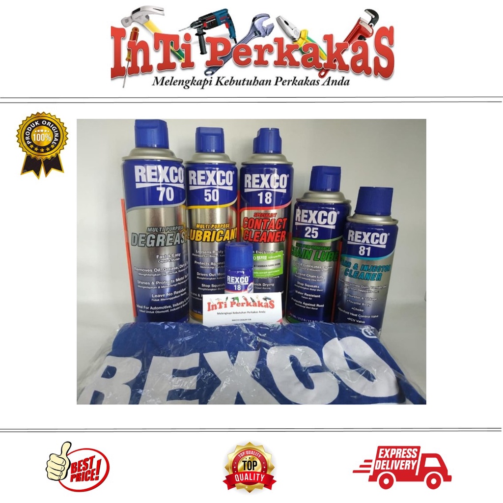 Jual REXCO PAKET KOMPLIT BESAR Rexco 50 500ML, Rexco 25 350ML, Rexco 18 ...