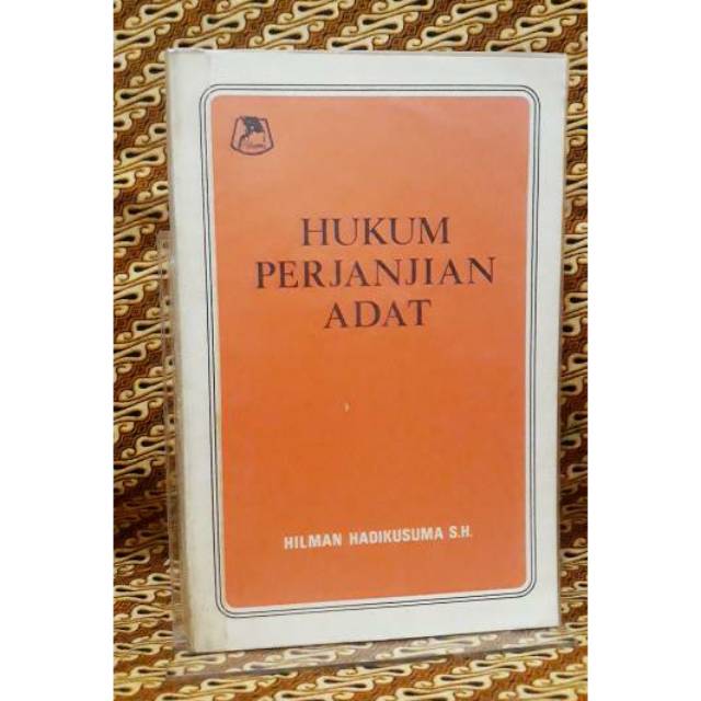 Jual Buku hukum perjanjian adat by hilman | Shopee Indonesia
