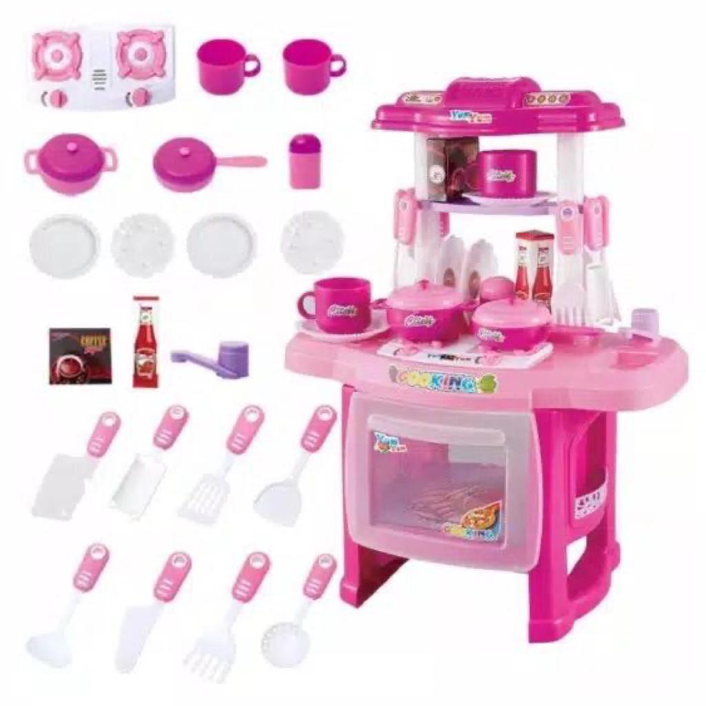 Jual [MS]MAINAN ANAK KITCHEN SET MASAK-MASAK LENGKAP 24PCS DENGAN MUSIK ...