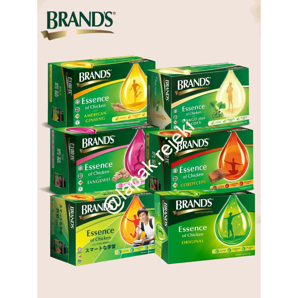 Jual Brands Sari Pati Ayam / Chicken Of Essence Malaysia 1 Box @ 6 ...