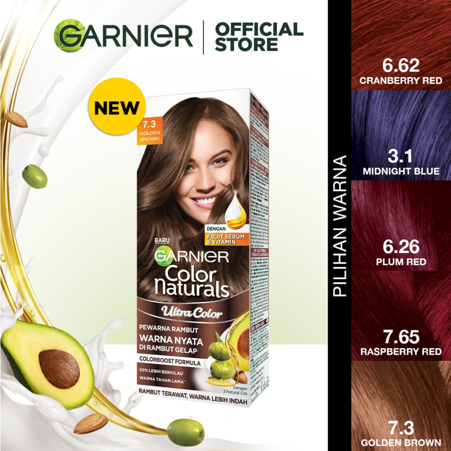 Jual Garnier Color Naturals Hair Ultra Color Creme Riche Cat Rambut Box ...