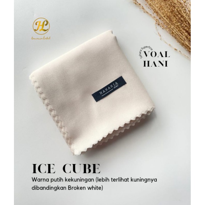 Jual HANANIA LABEL- HANI VOAL SAHARA SUPERFINE | CREAM PUTIH BROKEN ...