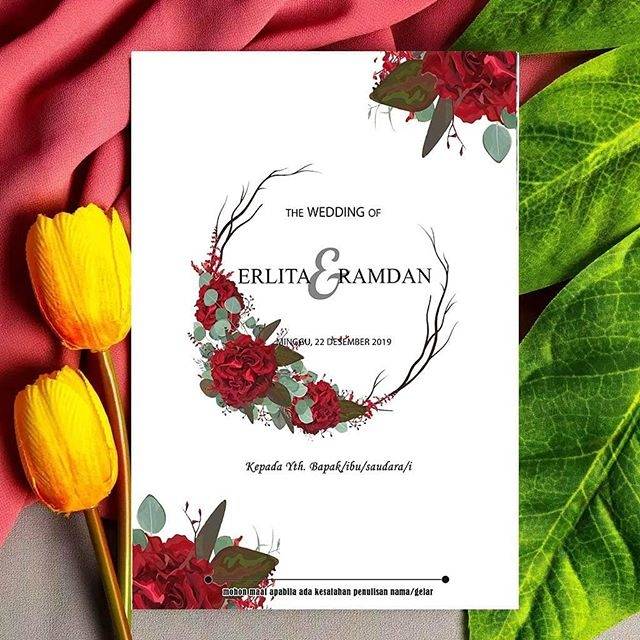 Jual Undangan Vintage A4 001 | Shopee Indonesia