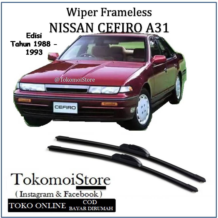 Jual Wiper Frameless Nissan Cefiro A31 | Shopee Indonesia