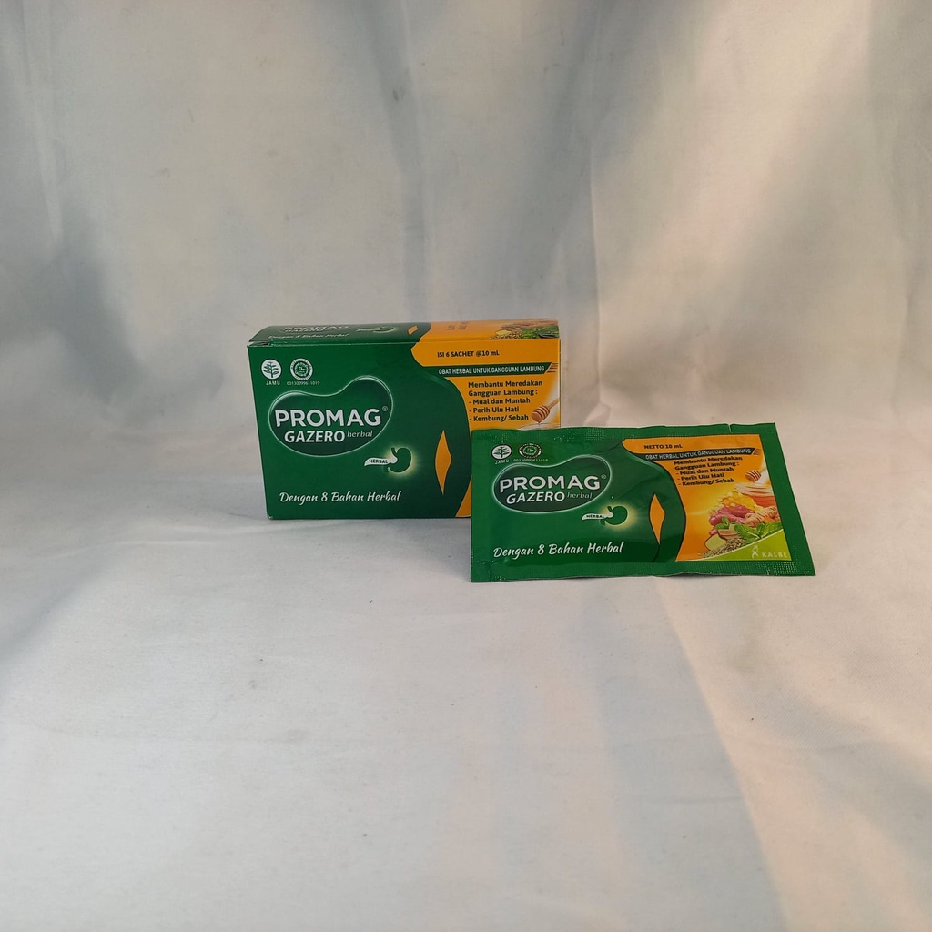 Jual Promag Gazero Herbal Sachet untuk gangguan lambung - 1 sachet 10 ...