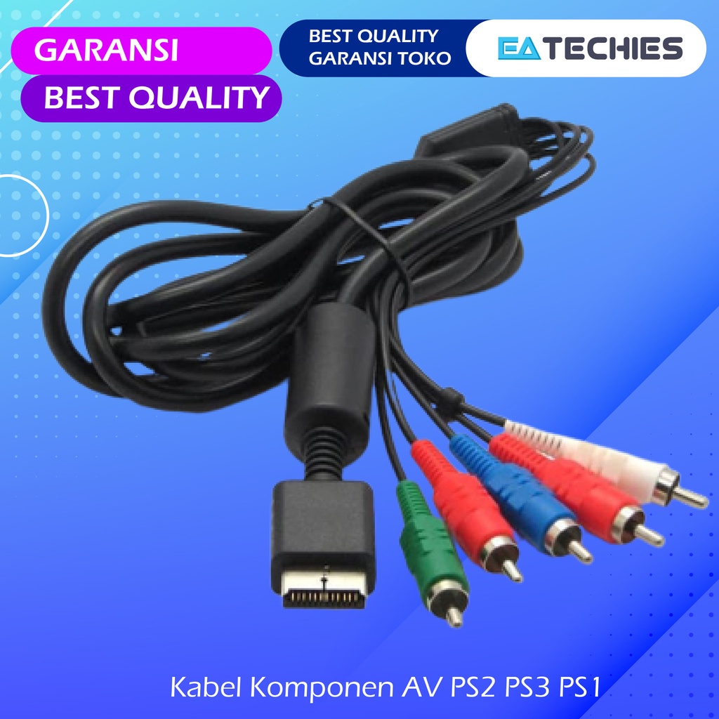 Jual Kabel Cable Komponen Component AV PS2 PS3 PS1 100% Original ...
