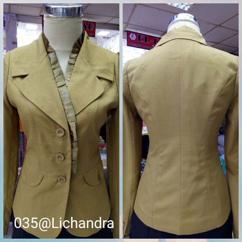 Jual Blazer dan Rok LICHANDRA/Seragam Kantor Wanita/Seragam Kerja/Pemda ...