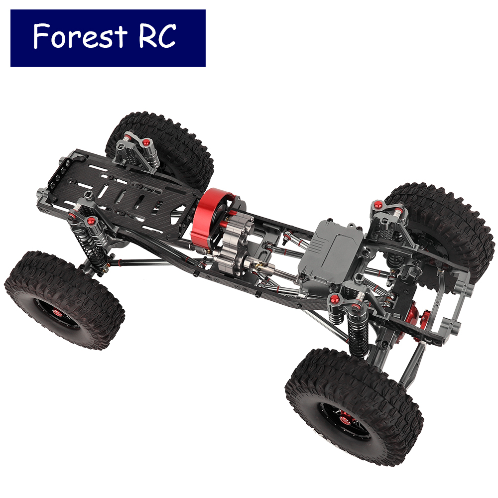 Jual SCX10 RC Crawler 1/10 All-metal Chassis Frame Remote Control Car ...