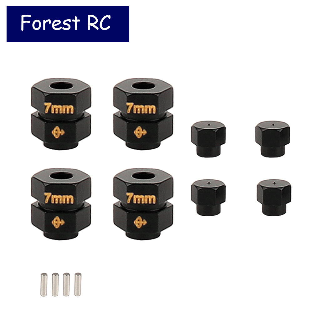 Jual 4Pcs Widen Brass Wheel Hex Extended Adapters Counterweight Coupler ...
