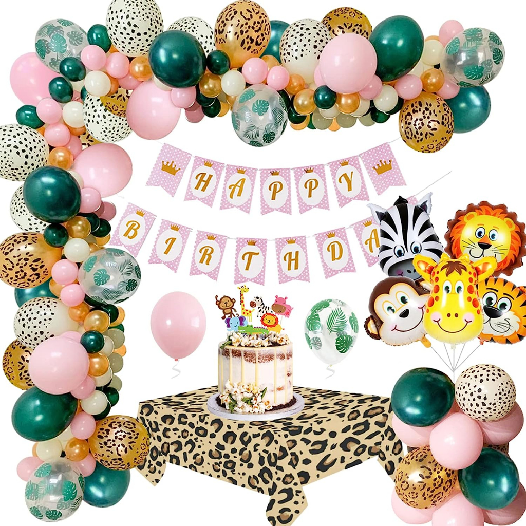 Jual Balon Ulang Tahun Hias Baby Shower Hutan Hewan Balon Pesta ...