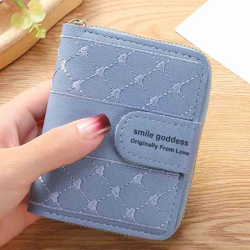 Jual Smile Goddess Dompet Wanita Dompet Lipat Dompet Korea Dompet Mini ...
