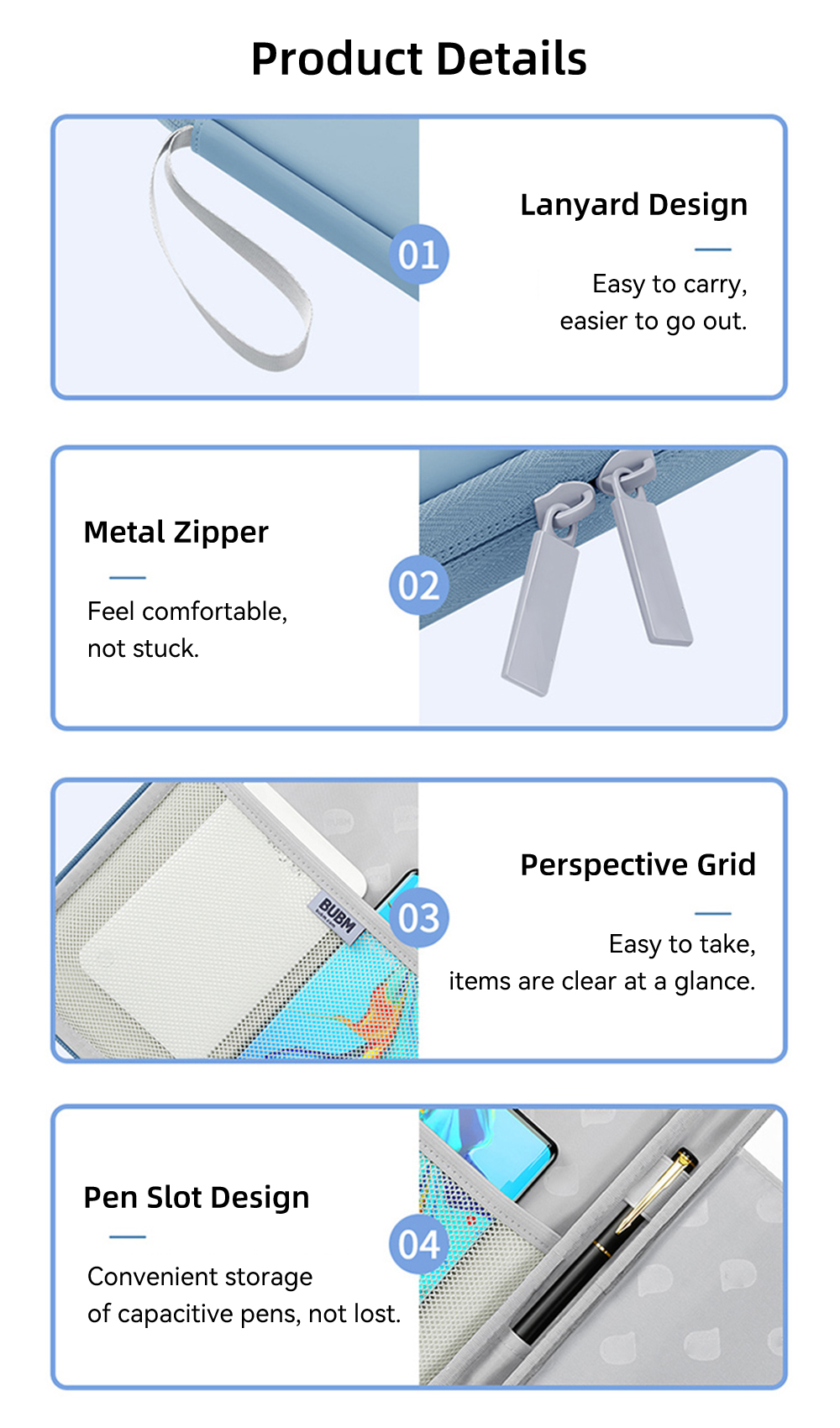 Jual DANYCASE Tas Serbaguna Tablet 9-13 inci + Laptop - Samsung/Xiaomi ...