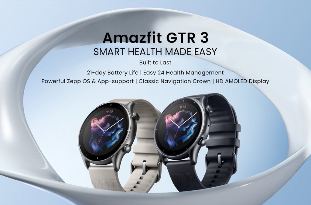 Jual Amazfit Official GTR 3 46mm Smartwatch 1.39" AMOLED Screen GPS Jam ...