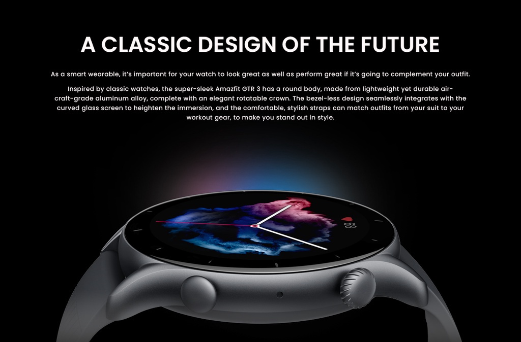 Jual Amazfit Official GTR 3 46mm Smartwatch 1.39" AMOLED Screen GPS Jam ...