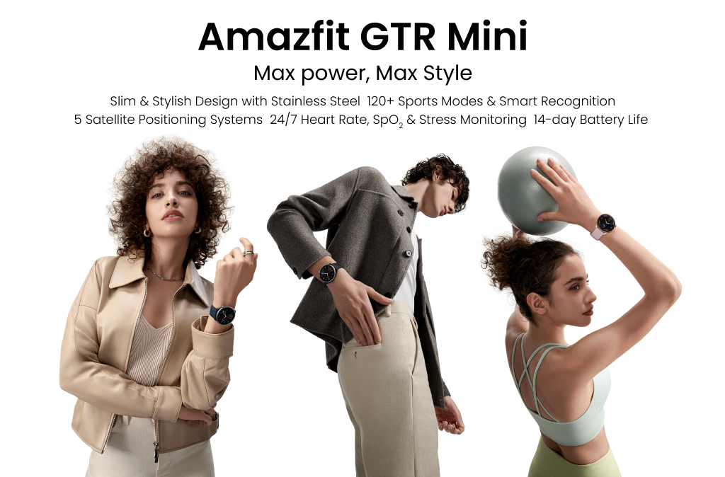 Jual Amazfit GTR Mini 43mm Smart Watch for Women and Men, with Accurate ...